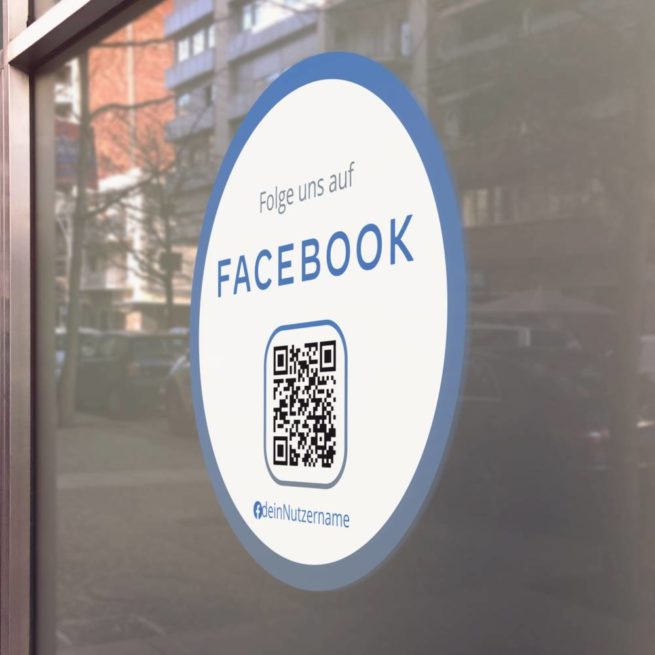 Google Aufkleber mit QR Code - empfehlio